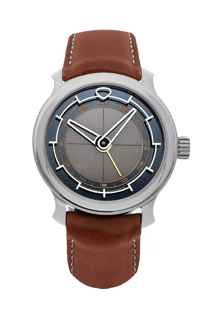 MING 22.01 GMT Gilt - 38mm [NOS] – Swiss Connection Watches