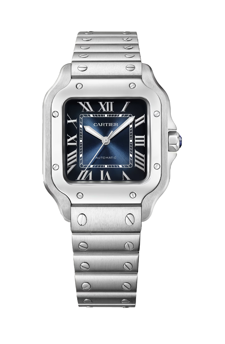 Cartier Santos de Cartier Blue Medium WSSA0063 – Swiss Connection Watches